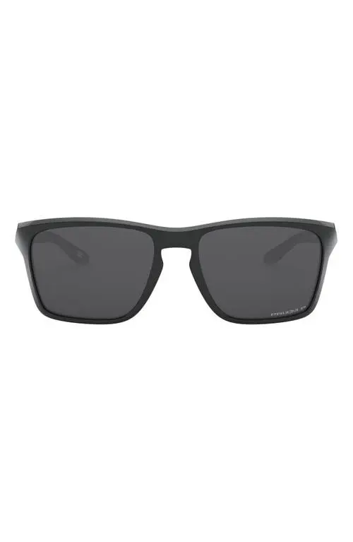 Oakley Sylas 58mm Prizm™ Polarized Sunglasses - Rubber Black