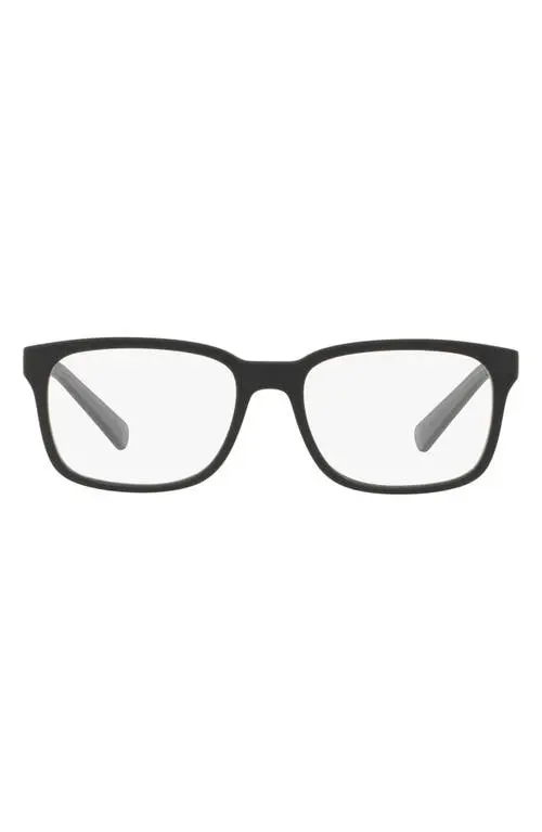 Armani Exchange 54mm Square Eyeglasses - Matte Blk