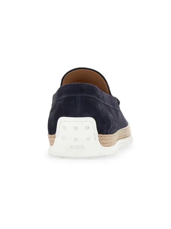 TOD'S Embossed Logo Espadrille