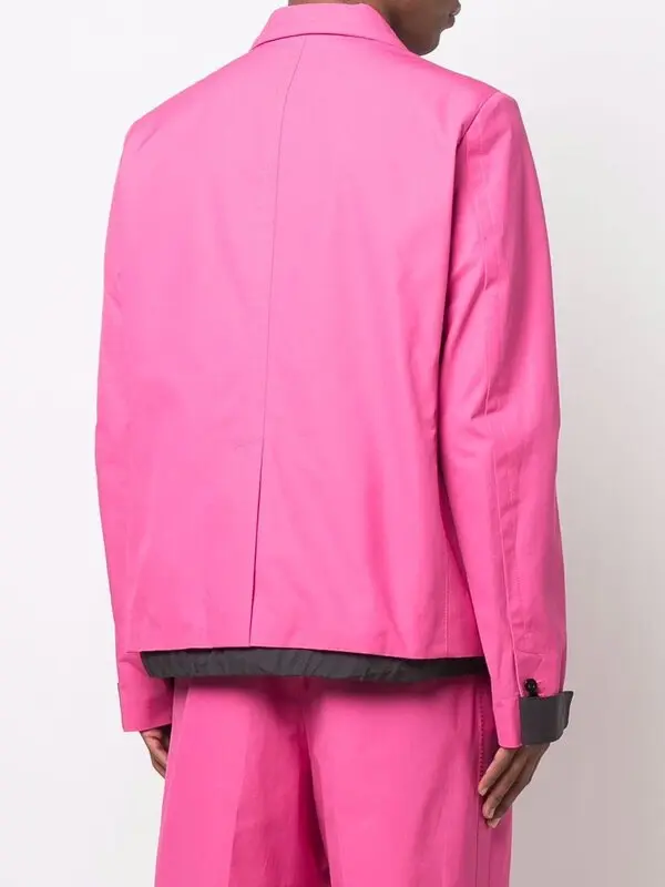 Sacai Layered Single-breasted Blazer