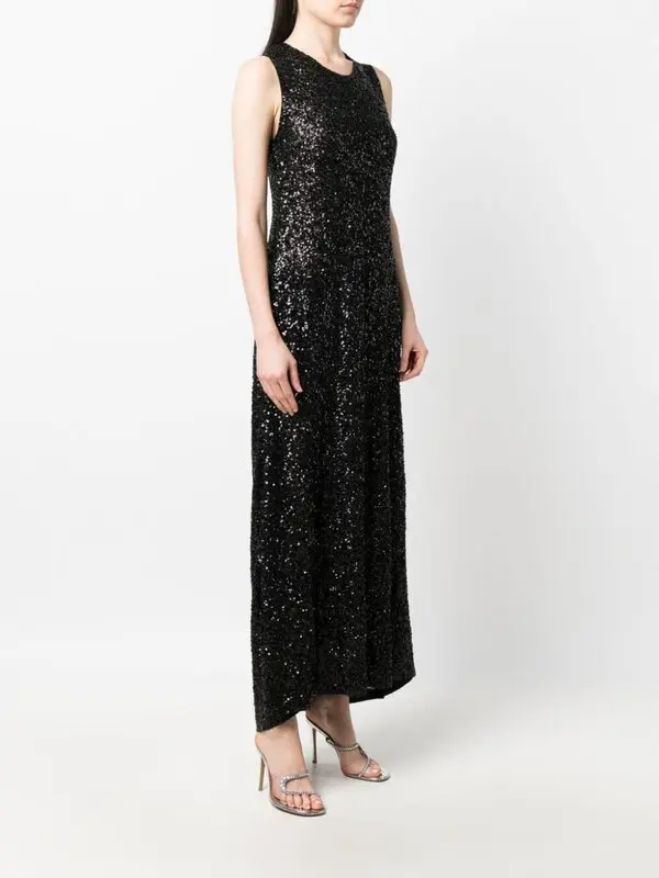 Norma Kamali Sequin-embellished Swing Dress