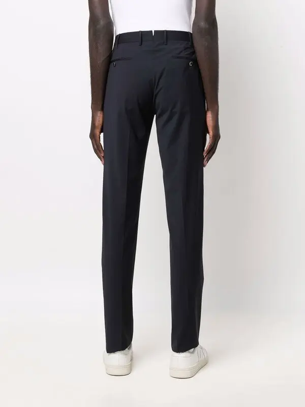 PT TORINO Slim Tailored Trousers - Blue