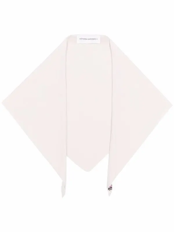 EXTREME CASHMERE X Cashmere Snood Scarf - Neutrals
