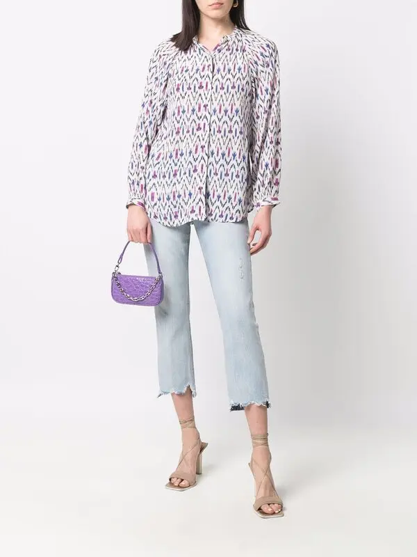 MARANT ETOILE Geometric Print Blouse