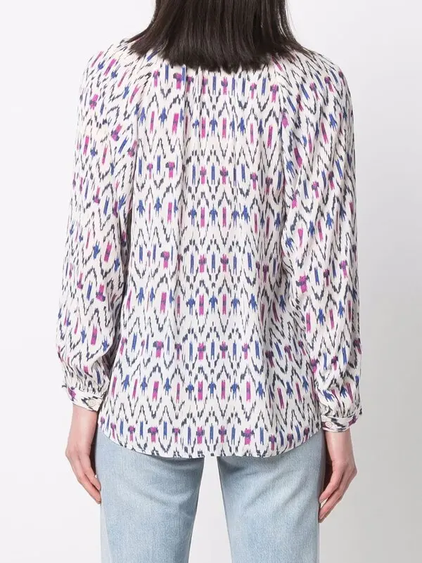 MARANT ETOILE Geometric Print Blouse