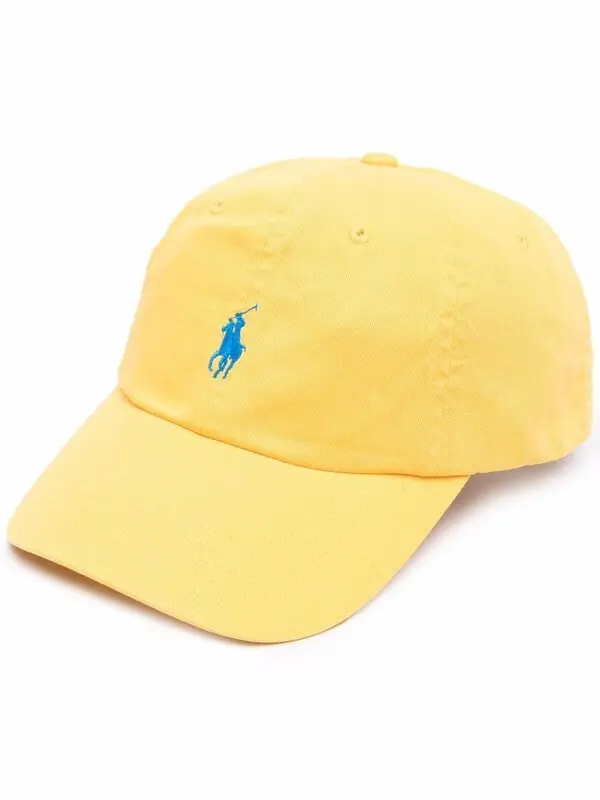 Polo Ralph Lauren Embroidered Logo Baseball Cap - Yellow