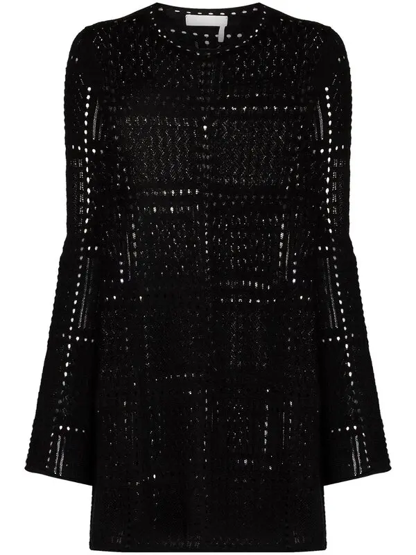 Chloé Panelled Knitted Dress