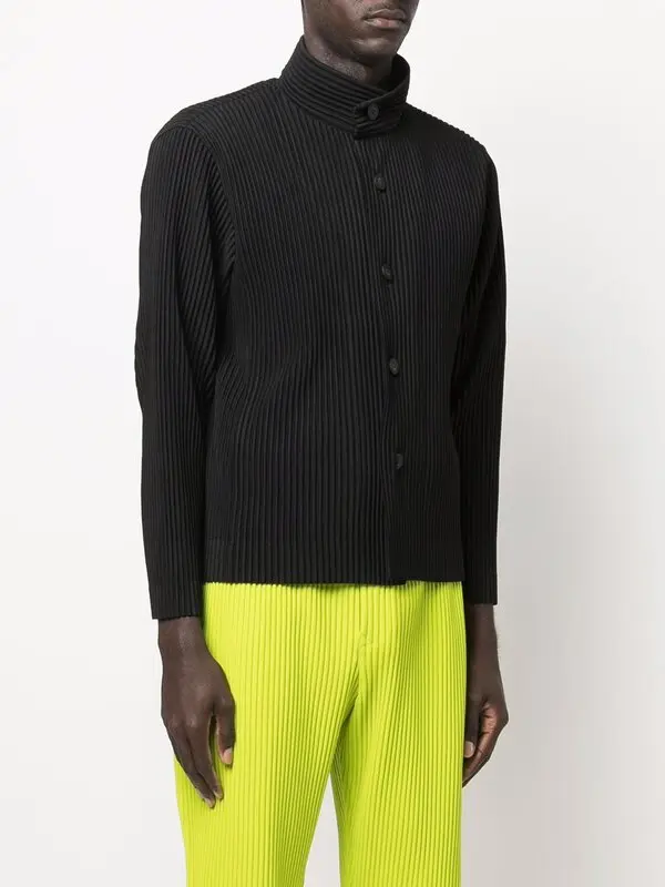 Issey Miyake Plissé Button-up Shirt