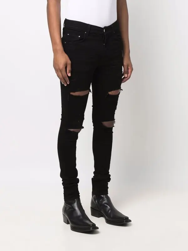 Amiri Distressed-effect Skinny Jeans