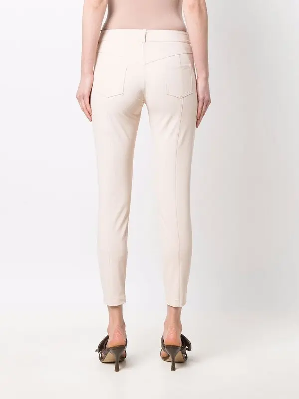 Elisabetta Franchi Logo-plaque Detail Trousers