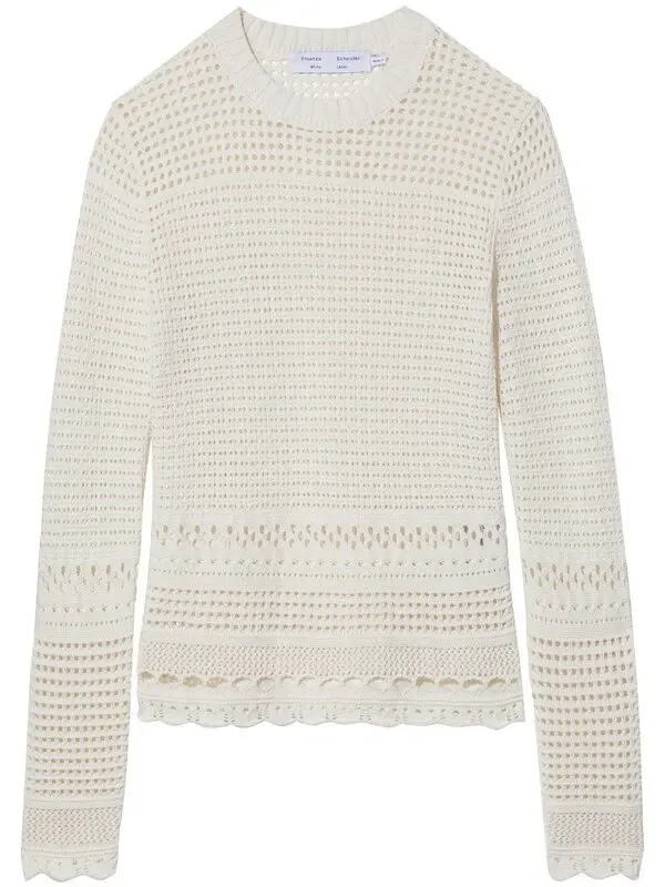 Proenza Schouler White Label Pointelle Knit Top