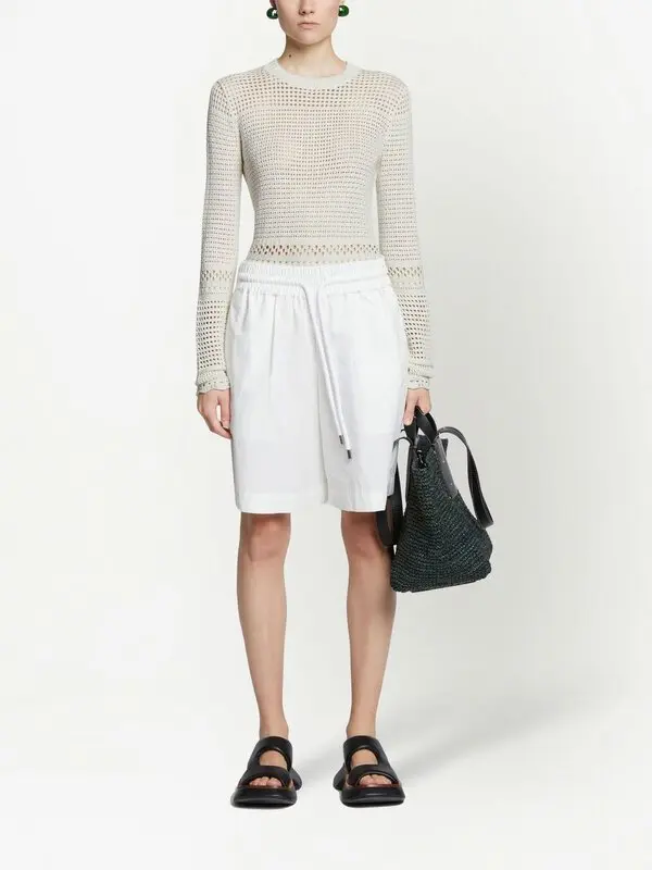 Proenza Schouler White Label Pointelle Knit Top