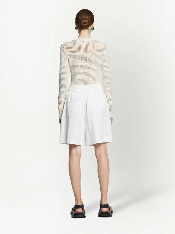 Proenza Schouler White Label Pointelle Knit Top
