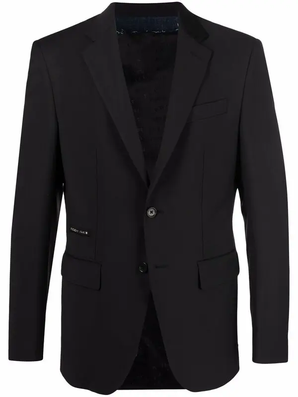 Philipp Plein Crystal Skeleton Gigolò Fit Blazer