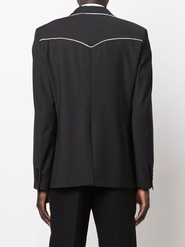 Philipp Plein Strass Embellished Blazer