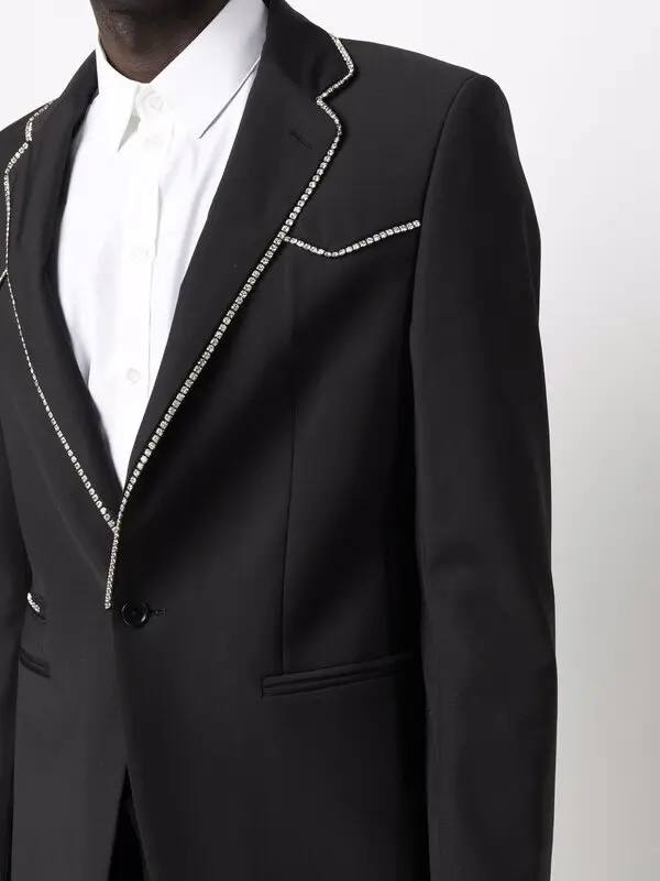 Philipp Plein Strass Embellished Blazer