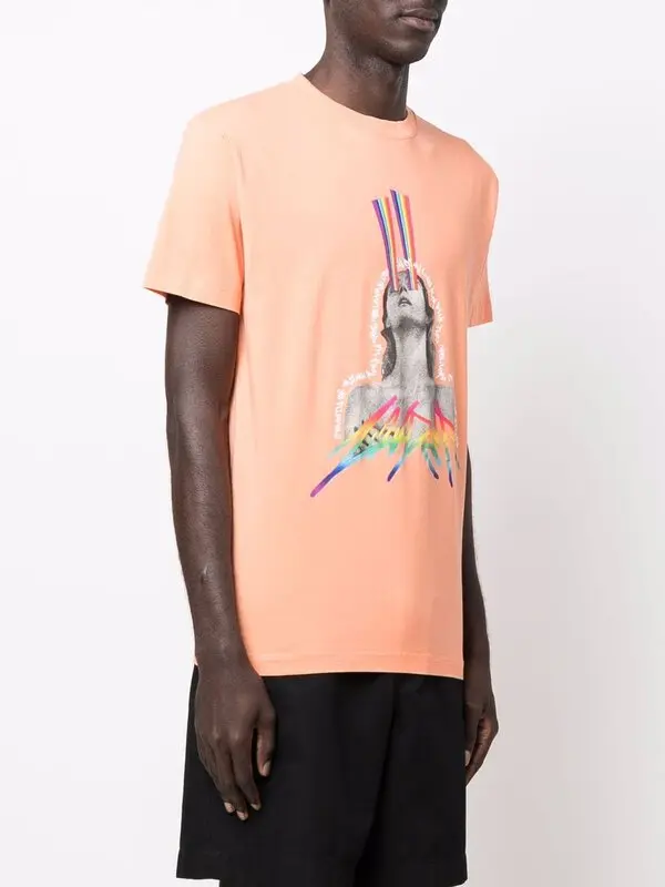 COUNTY OF MILAN Rainbow Graphic-print T-shirt