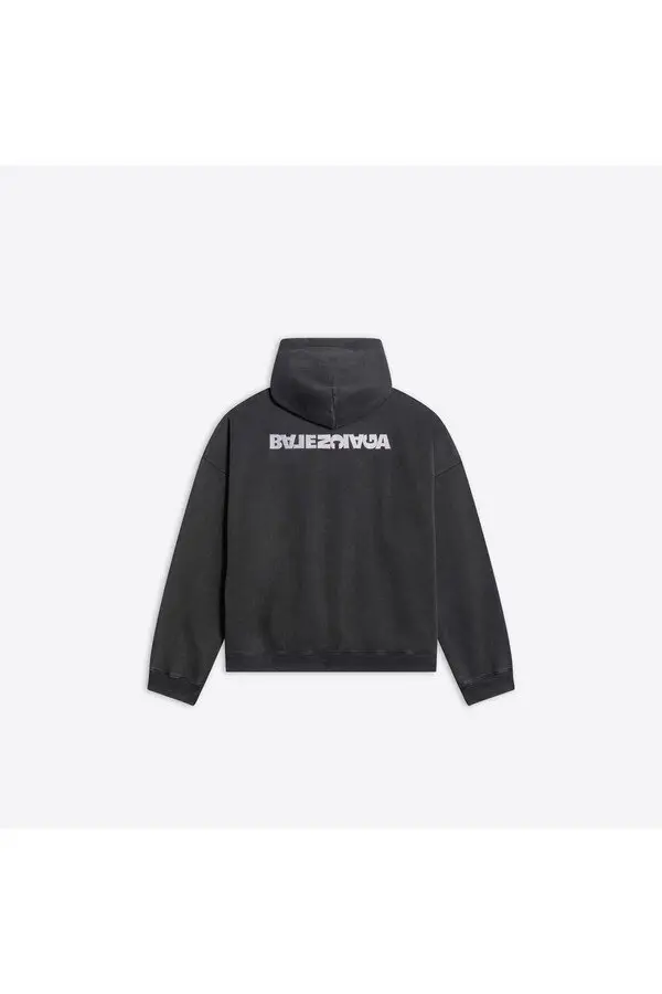 トップス BALENCIAGA TURN WIDE FIT ZIP-UP HOODIE Balenciaga Turn Wide Fit Zip-Up Hoodie | Grailed