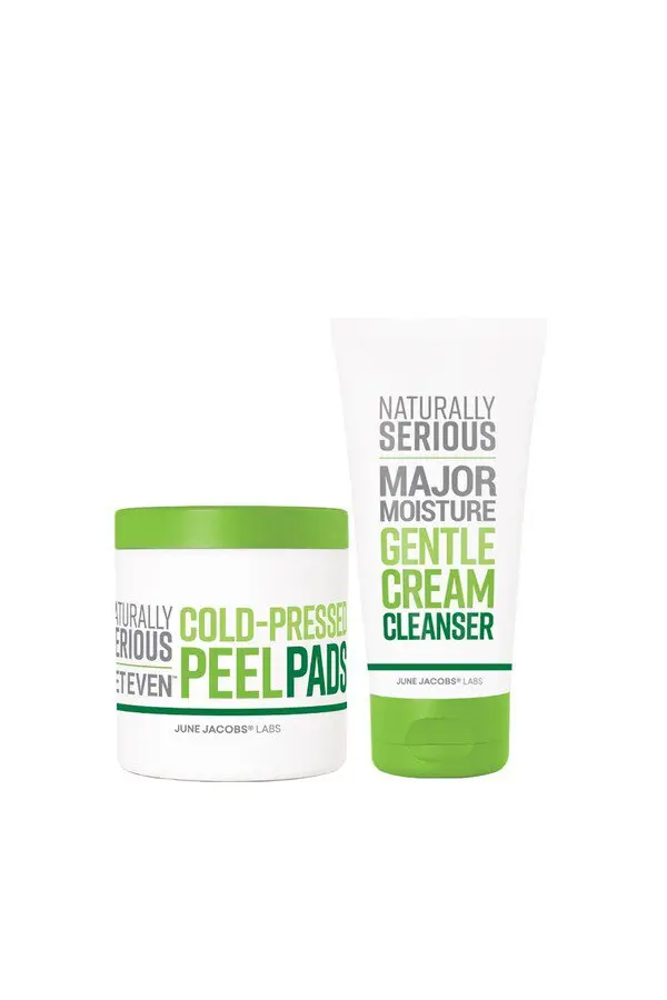NATURALLY SERIOUS Fresh Start Cleanse &amp Peel Duo - Aqua