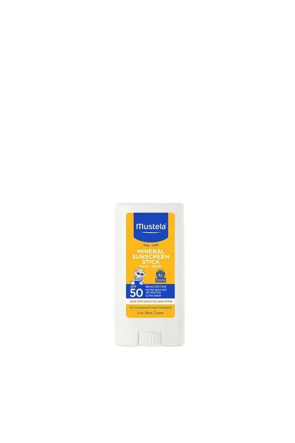 MUSTELA Spf 50 Mineral Sunscreen Stick - Red
