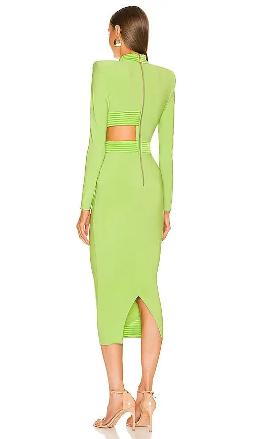 ZHIVAGO Message To Love Midi In Green