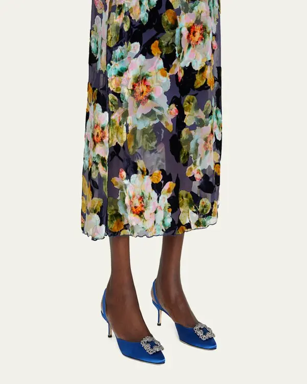 Manolo Blahnik Hangisi Slingback Pumps