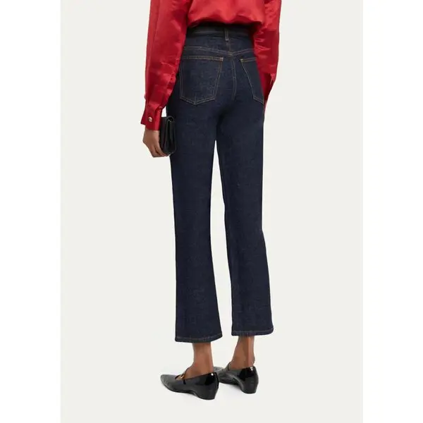 Khaite Abigail Straight-leg Ankle Jeans