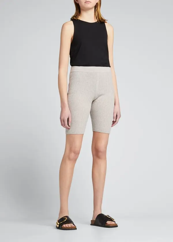 LOULOU STUDIO Cycliste Cashmere Biker Shorts