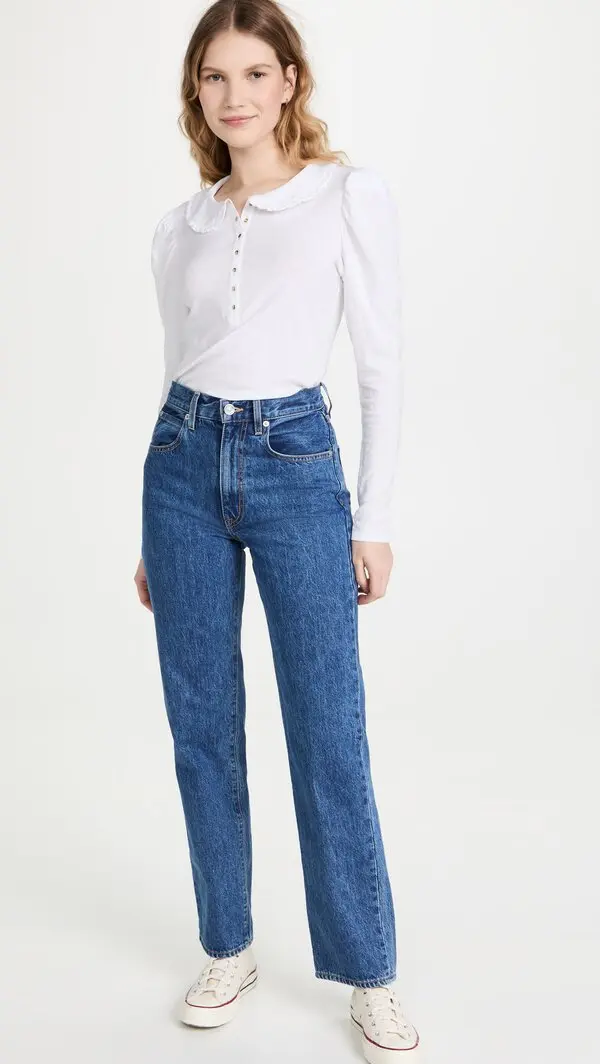 SLVRLAKE London Straight Leg Jeans - Sweet Memory