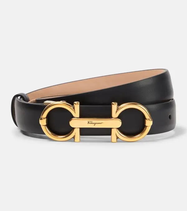 FERRAGAMO Gancini Leather Belt