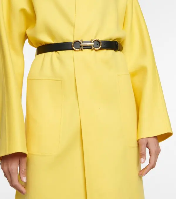 FERRAGAMO Gancini Leather Belt