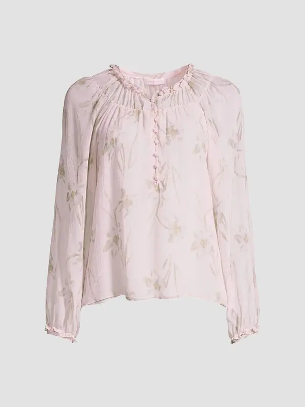 Rebecca Taylor Daffodil Silk Blouse