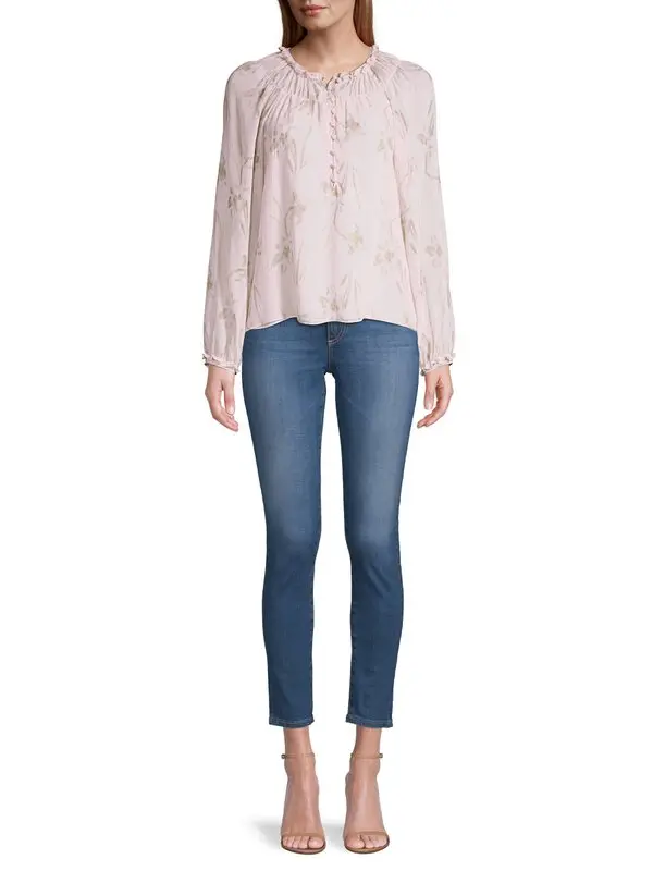 Rebecca Taylor Daffodil Silk Blouse