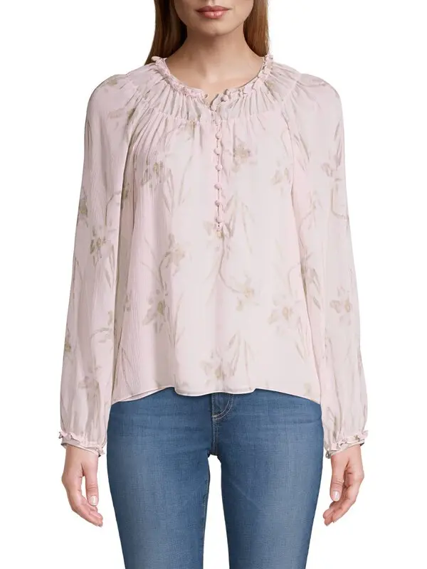 Rebecca Taylor Daffodil Silk Blouse