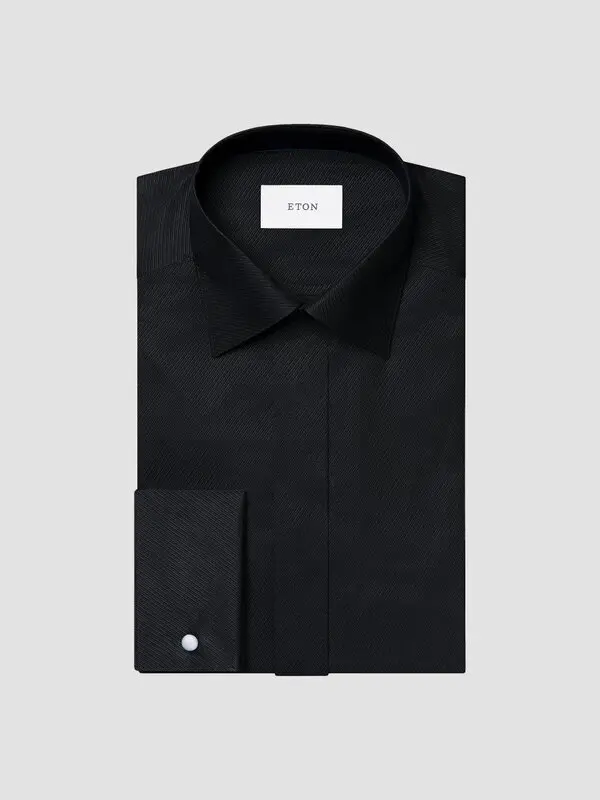 Eton Slim-fit Textured Dress Shirt
