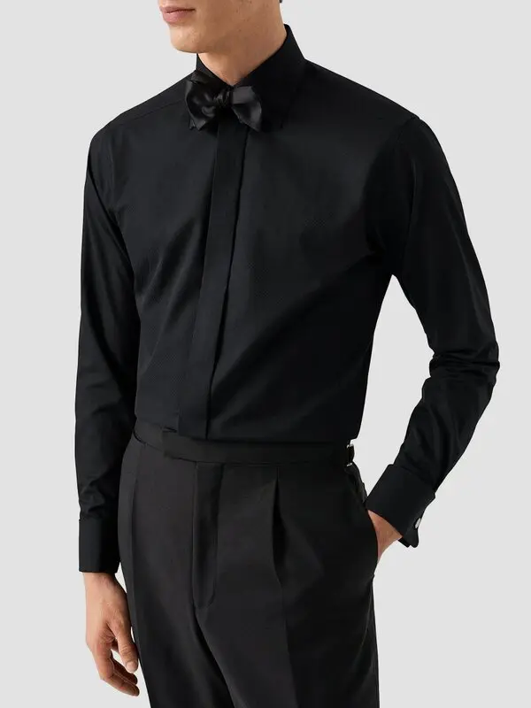 Eton Slim-fit Textured Dress Shirt