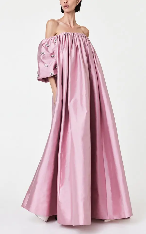 rachel gilbert purple dress Rachel Gilbert Women's Lorna GOWN, Purple, 0
