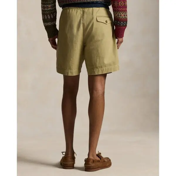 Ralph Lauren 7-inch Relaxed Fit Pleated Twill Short