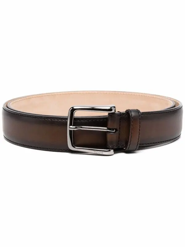 TOD'S Metal Buckle Belt - Brown