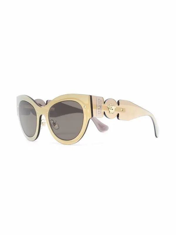 Versace Medusa-plaque Cat Eye-frame Sunglasses