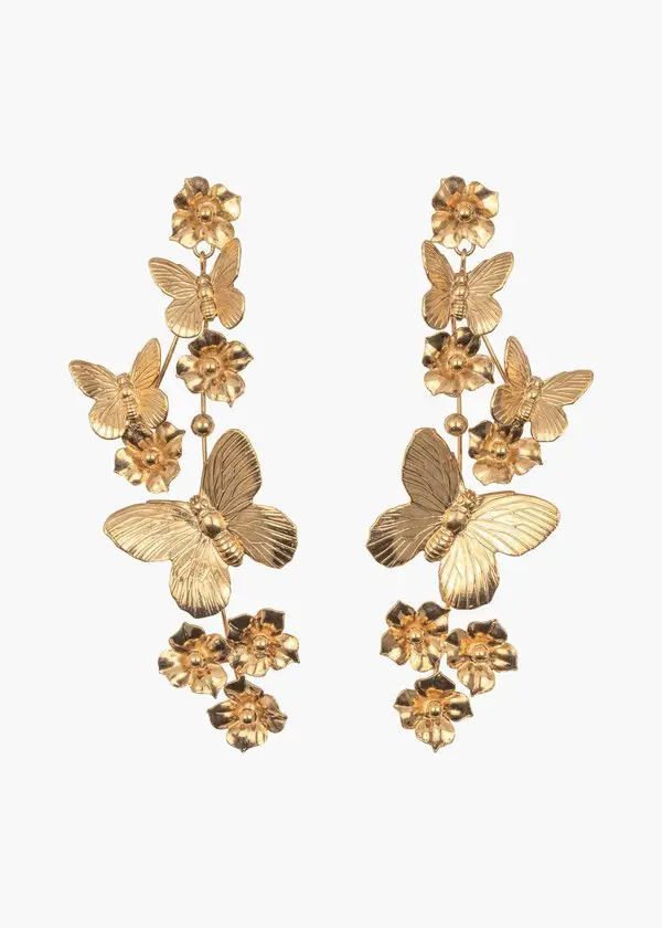 JENNIFER BEHR Galilea Dangle Earrings - Gold