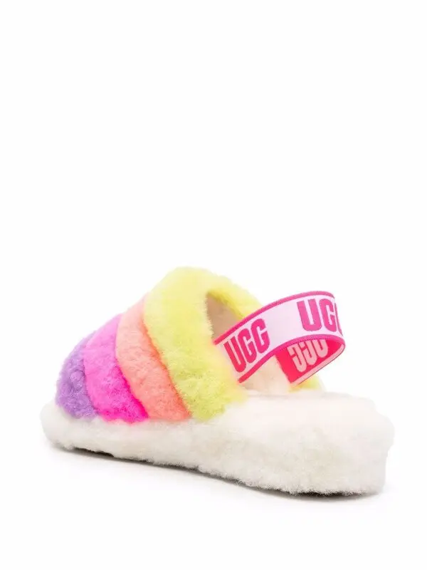 UGG Fluff Yeah Sheepskin Slides - Pink