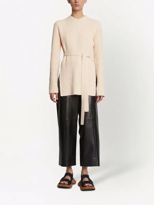 Proenza Schouler Belted Bouclé Jumper