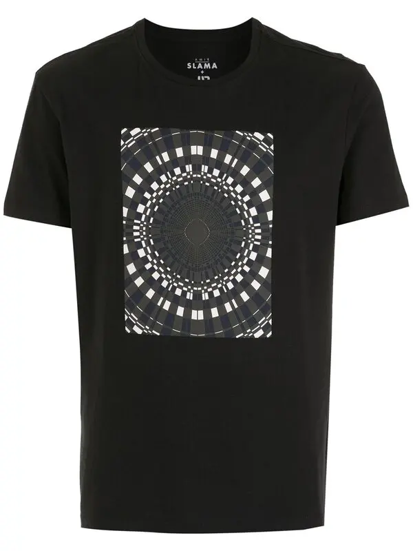 AMIR SLAMA Graphic-print Cotton T-shirt