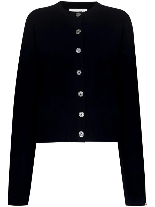 Extreme Cashmere Button-up Cashmere-blend Cardigan - Blue
