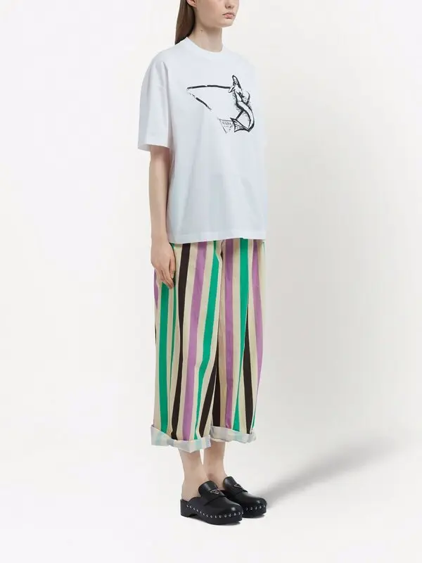 Prada Mermaid-print Jersey T-shirt
