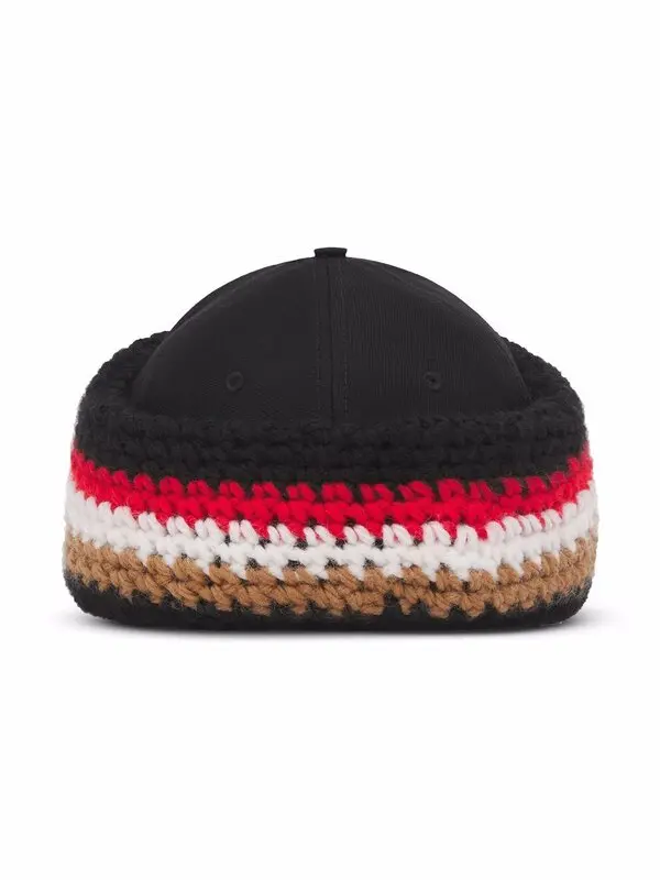 Burberry Knitted-headband Baseball Cap