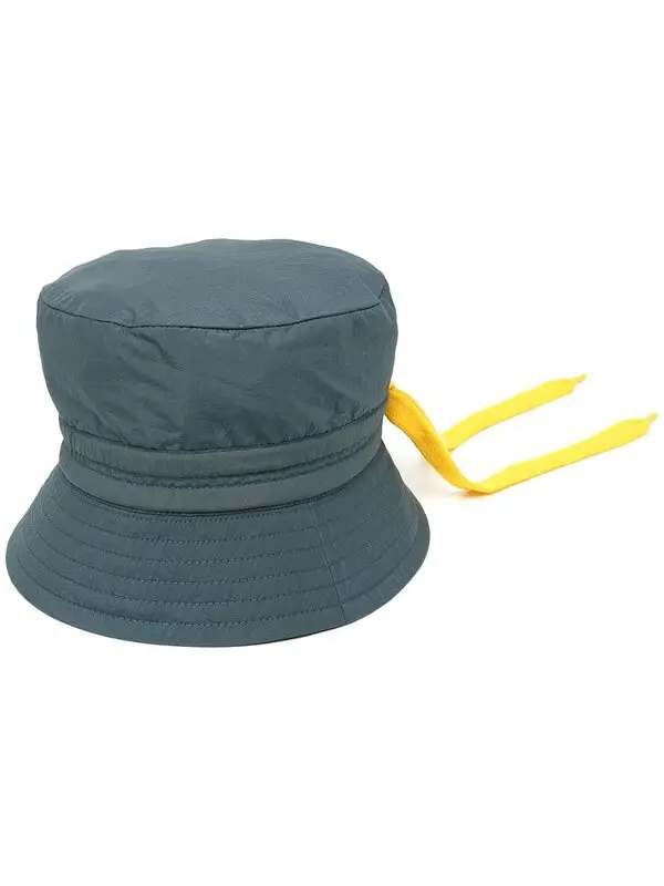 CRAIG GREEN Drawstring Bucket Hat - Green