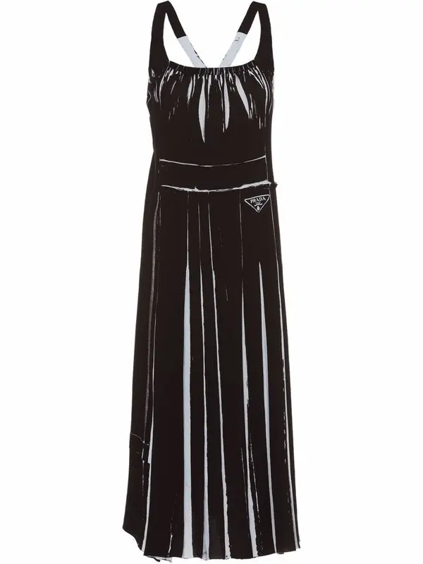Prada Printed Sablé Dress