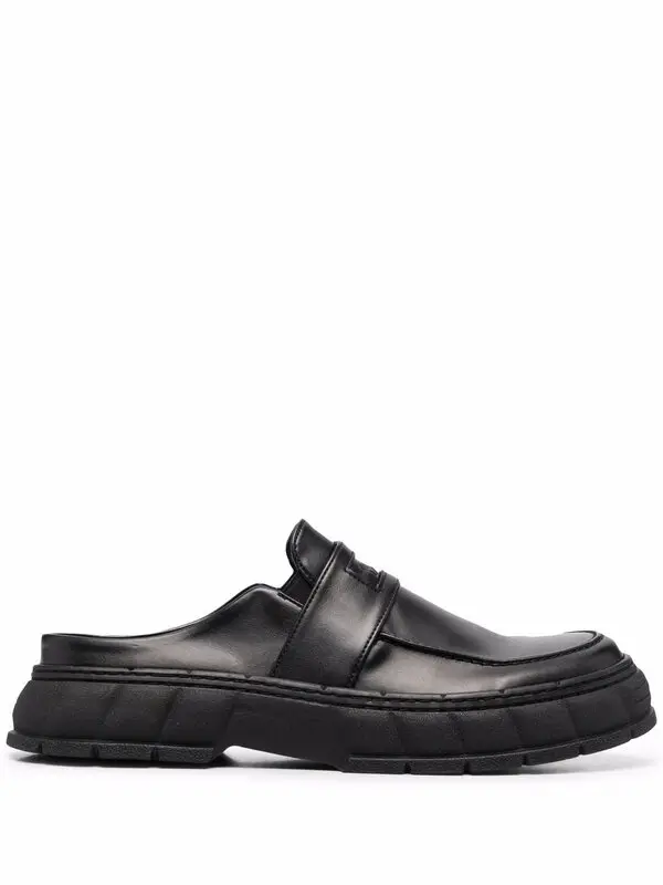 VIRON Backless Chunky-sole Loafers